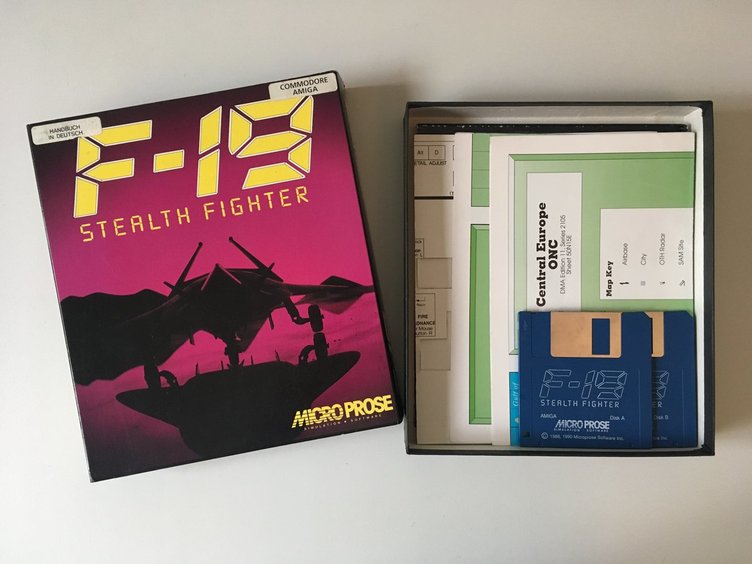 #AmigaRestoration - F-19 Stealth Figther